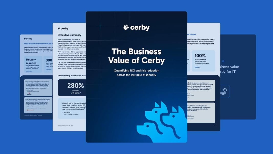 Close The Security Gaps in Your Disconnected Apps With Cerby | Cerby