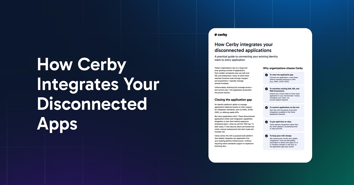 How Cerby Integrates Your Disconnected Applications | Cerby